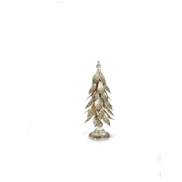 Christmas Gold Metal Sparkle Tree 16.25 Inches | SirHoliday