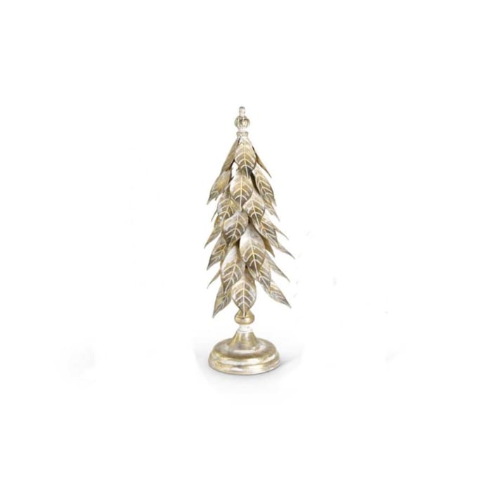 Christmas Gold Metal Sparkle Tree 18.5 Inches | SirHoliday